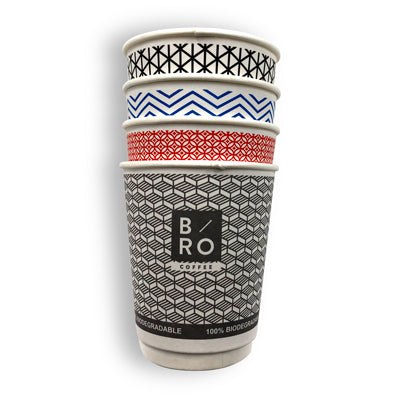 Bro 8oz 100% Bio Cups – Bró Coffee Wholesale